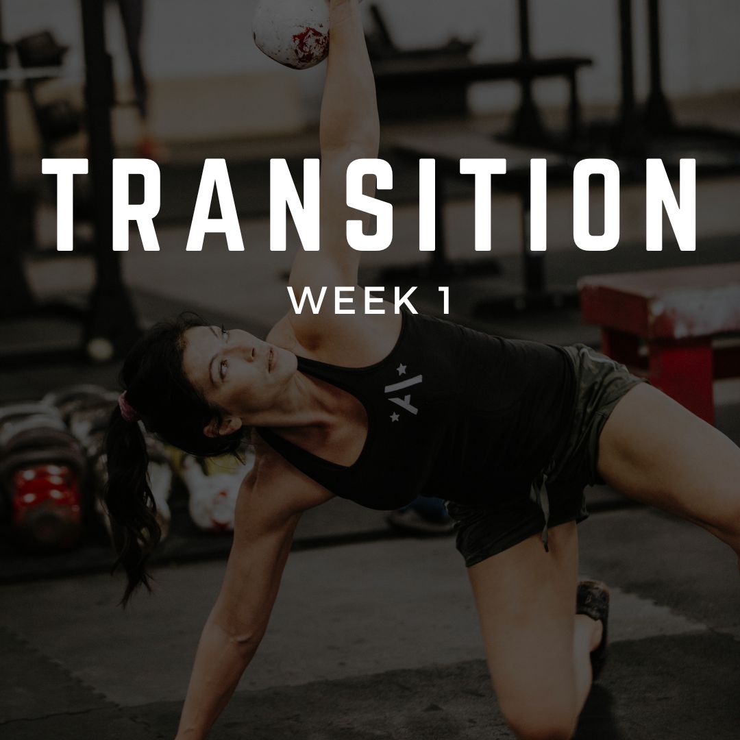 TRANSITION WEEK - Atomic Athlete