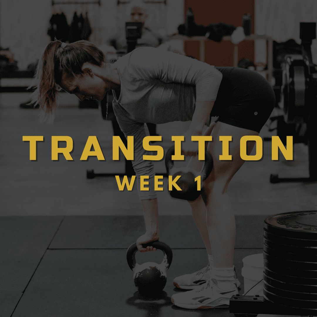 Transition Week 1 - Atomic Athlete